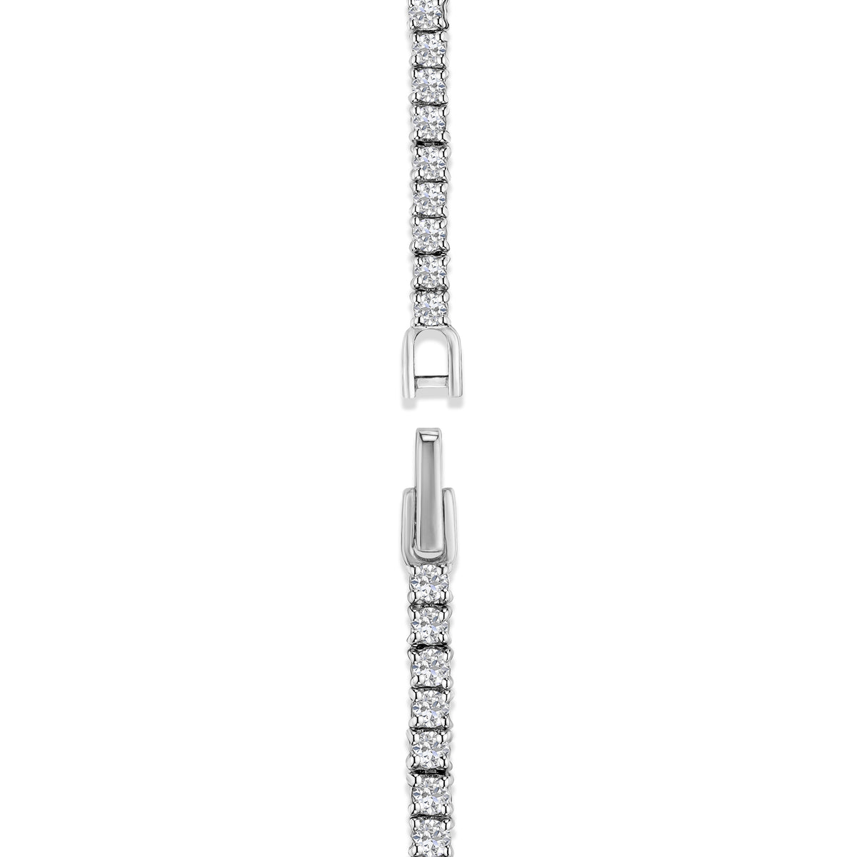 Lab Diamond Tennis Bracelet 3.00ct in 925 Silver – The Diamond Store