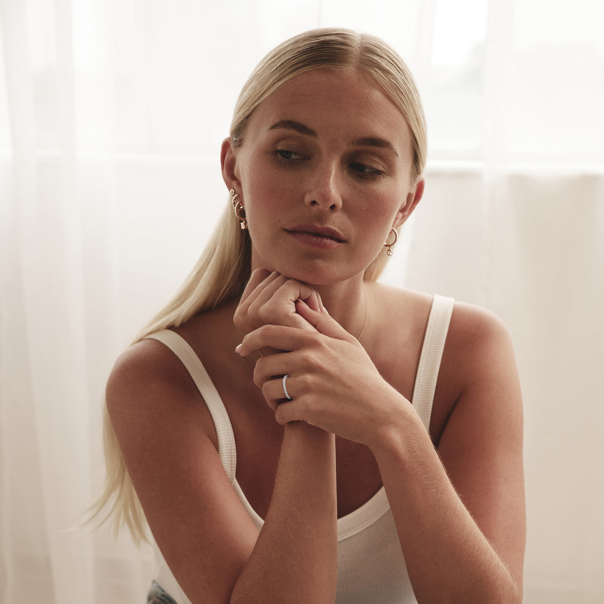 Erin Lab Diamond Eternity Ring Platinum 1.00ct G/Vs – The Diamond Store